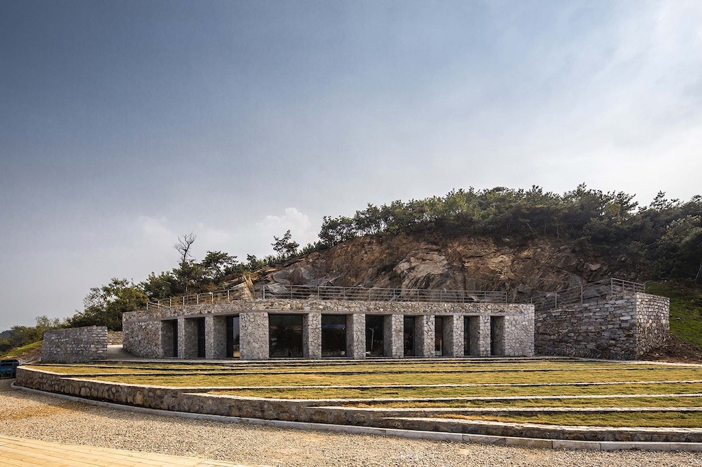 3andwich Design and He Wei Studio convert abandoned stone quarry into ...
