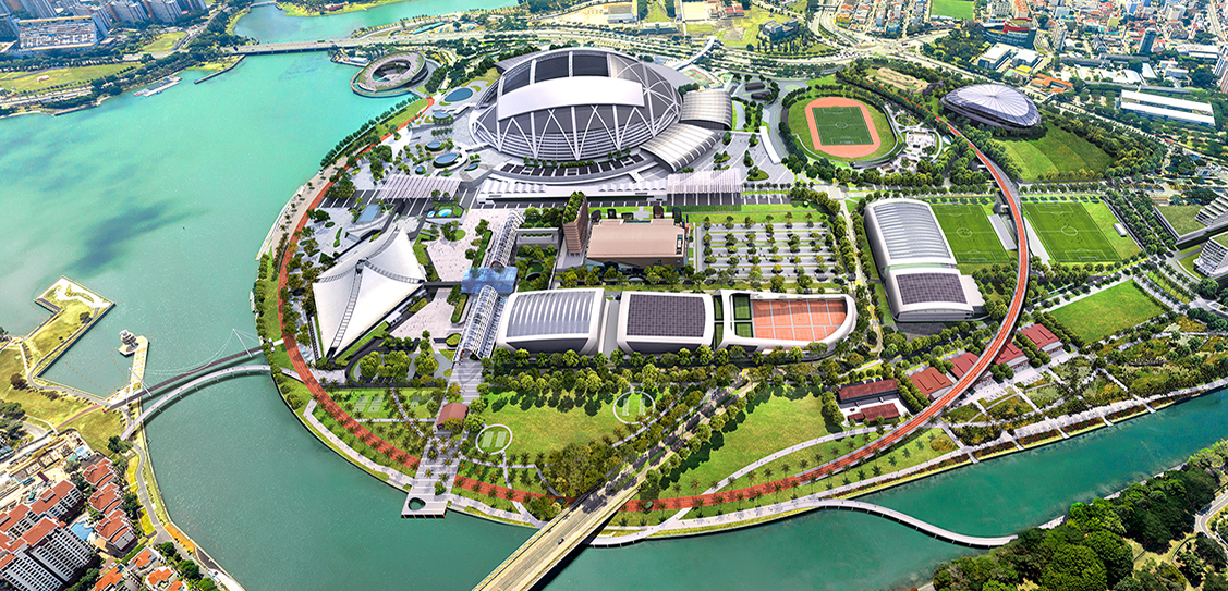Pomeroy Studio masterplans Kallang Alive sustainable sports and ...