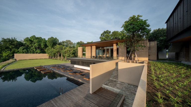 IDIN Architects designs boutique hotel along Kwai River using rammed ...