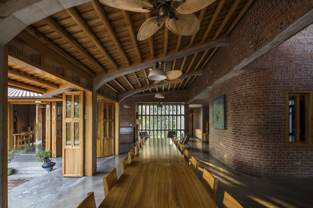 NH Village Architects designs rural Vietnamese house with central ...