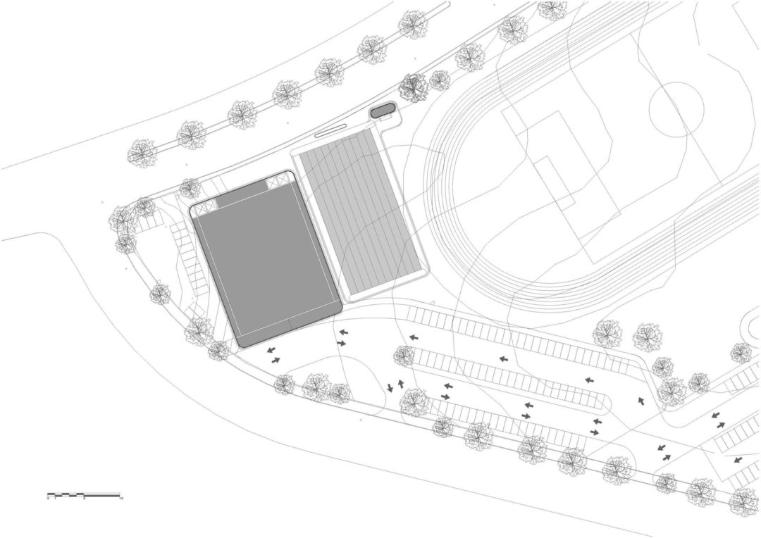 Archetype Architecture designs sports pavilion for academic institution ...