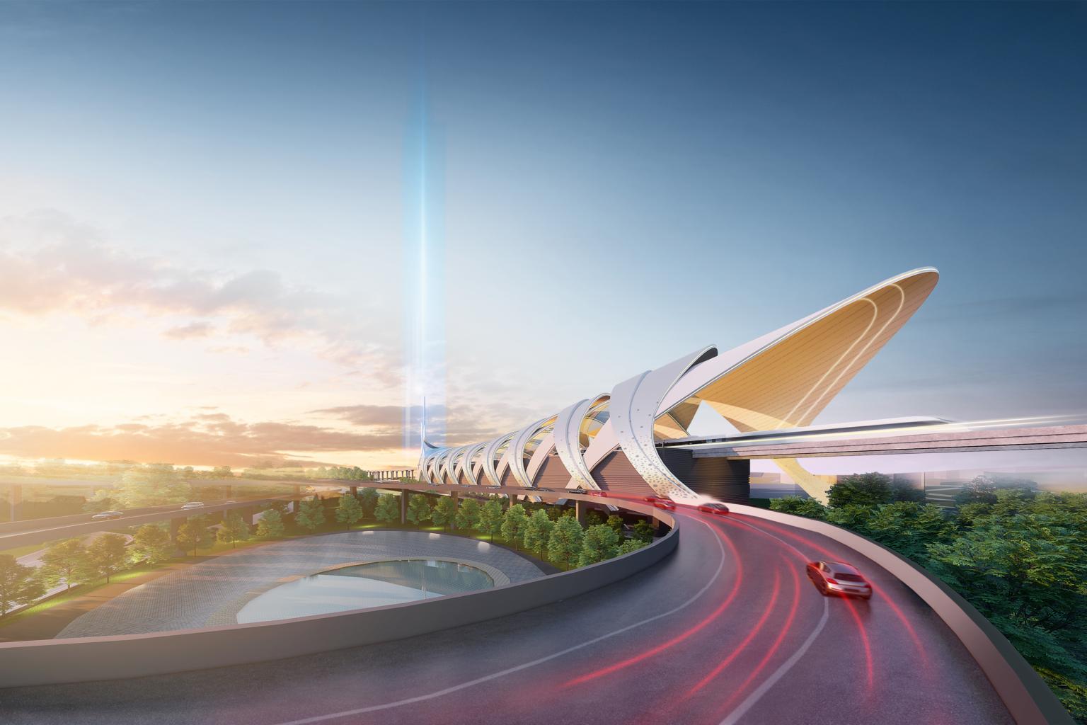 Winner of the Johor-Singapore rail link station competition announced ...