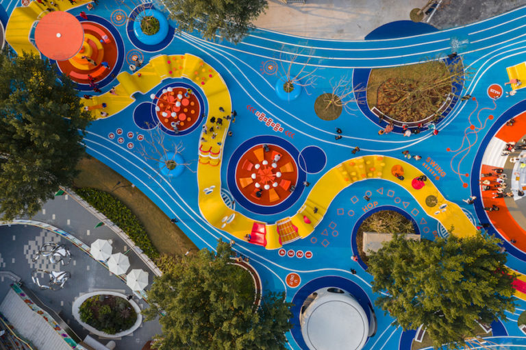 100architects designs equestrian sports-inspired urban playground for ...