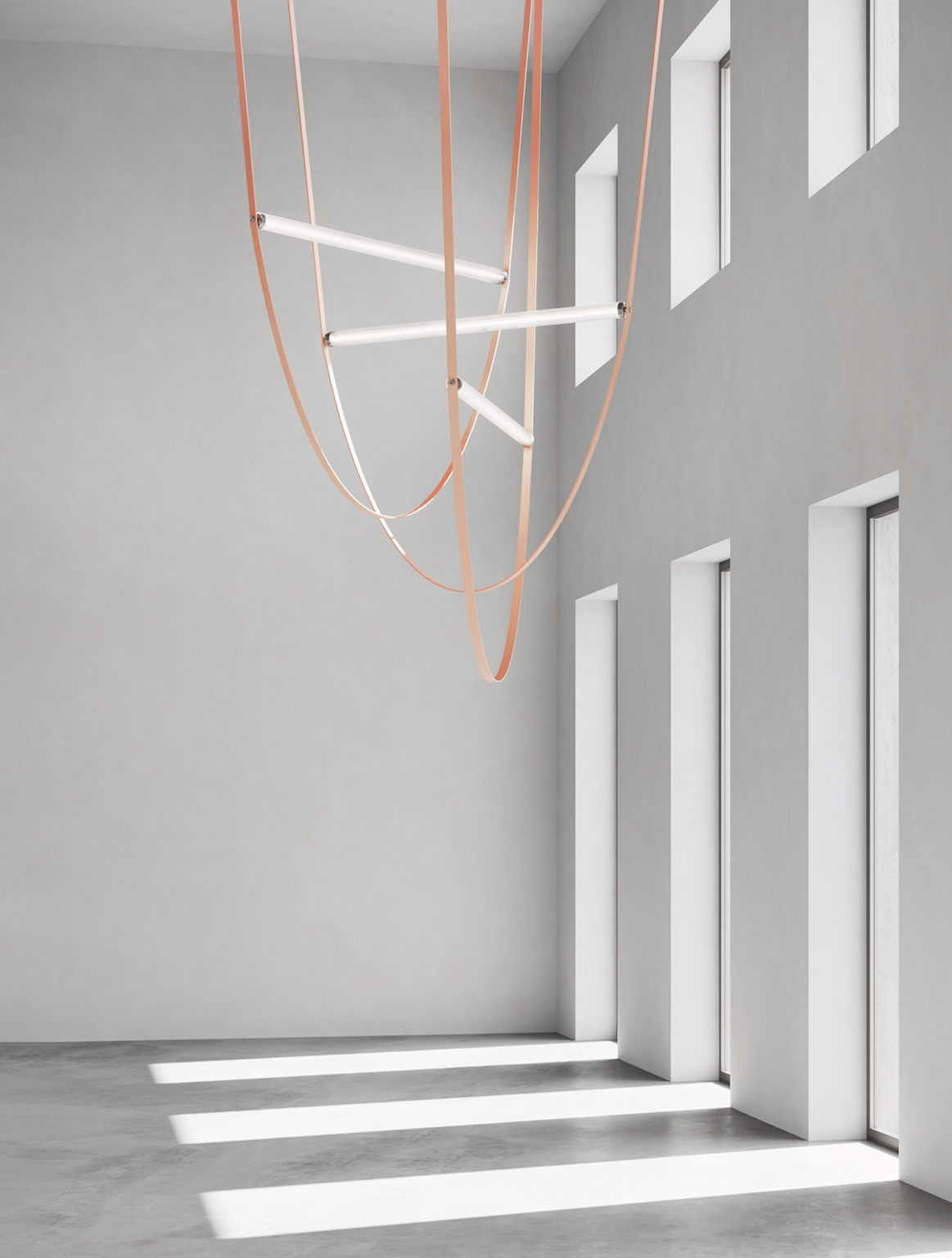 Formafantasma designs new lighting product for Flos with flattened industrial power cables - De51gn