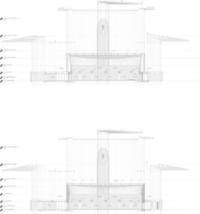 CAZA Architects designs circular drum-shaped church on tech university ...