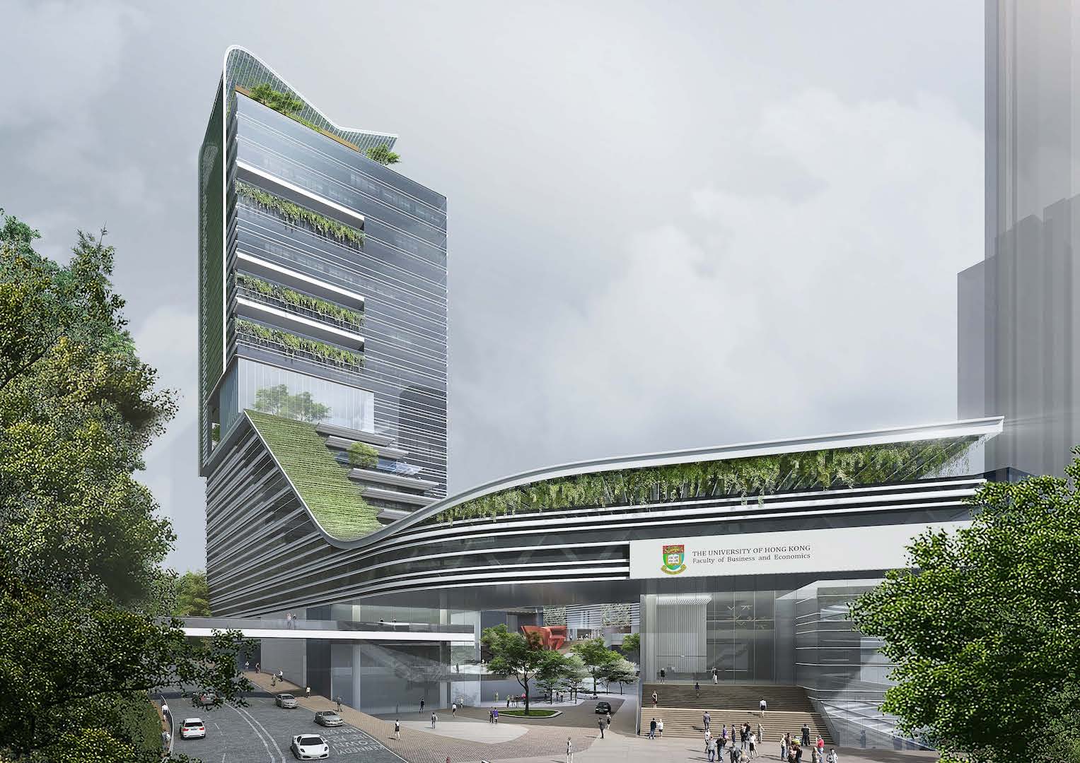 RDA designs a curvilinear form for the new Hong Kong University faculty ...
