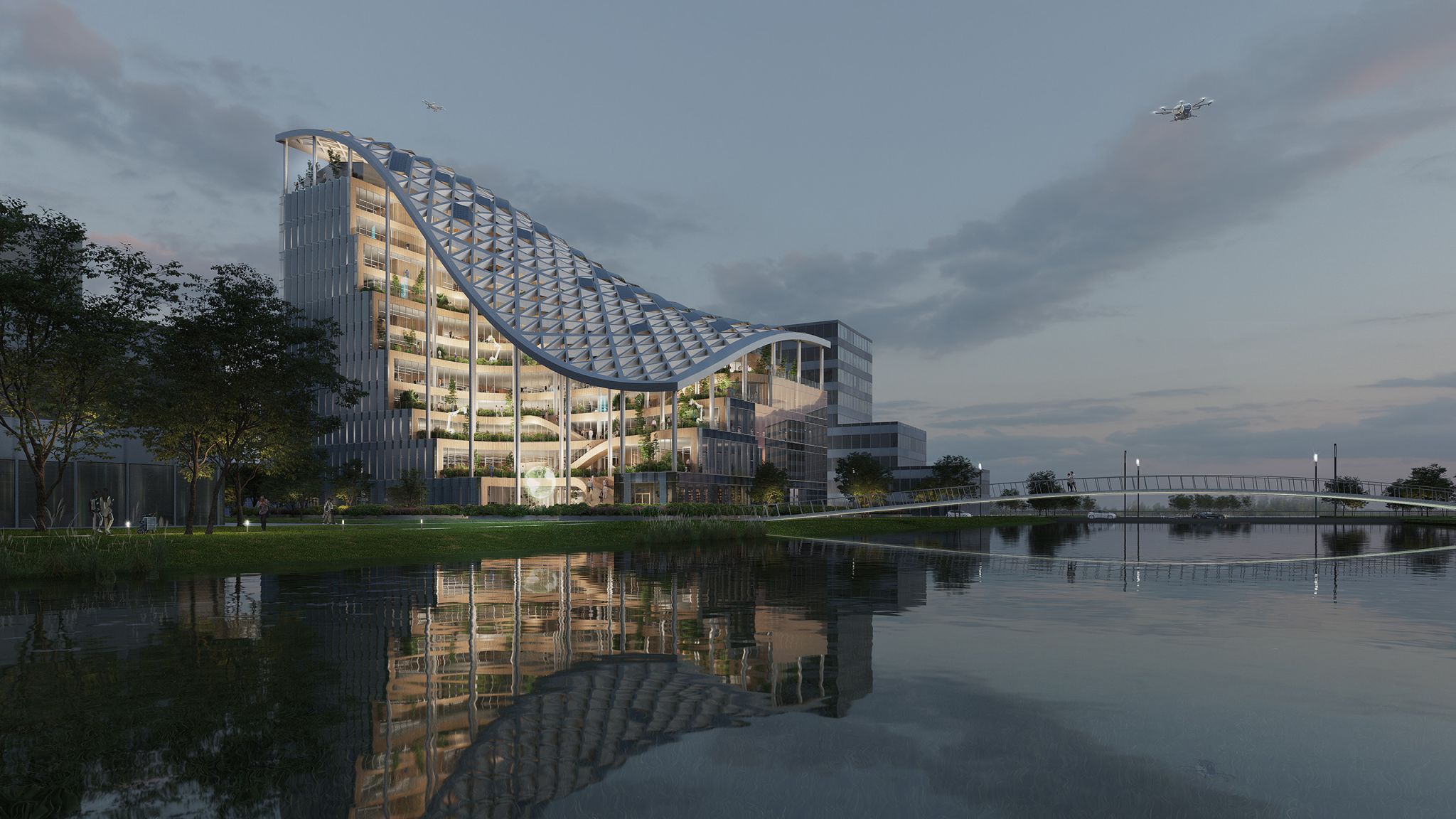 MVRDV-designed Shanghai headquarters of agriculture technology firm is ...