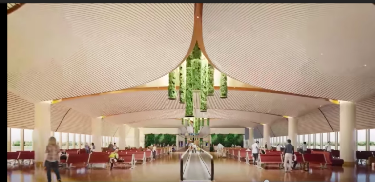 Zaha Hadid Architects reveals renders of the new international airport in India's Mumbai city ...